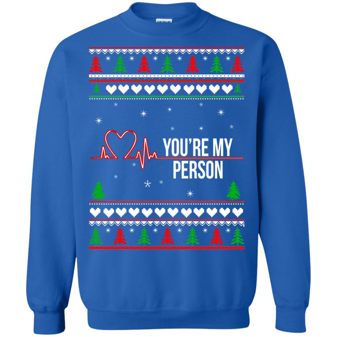Grey's Anatomy You Are My Person Ugly Sweater Christmas Sweatshirts ...