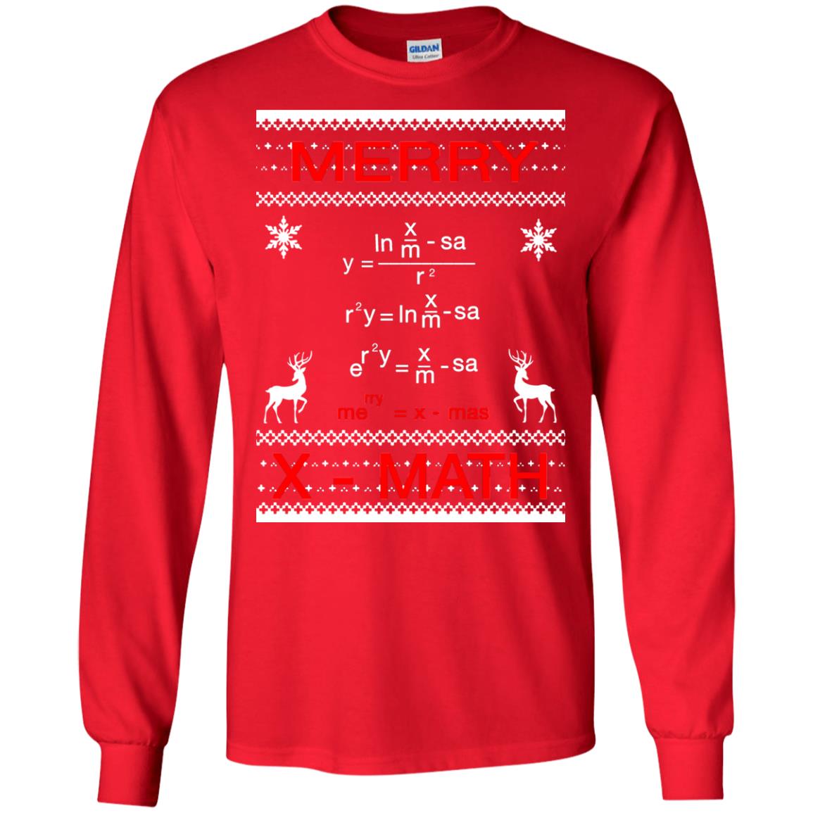 Merry X-Math Christmas Sweater, Ugly Sweatshirts - Rockatee