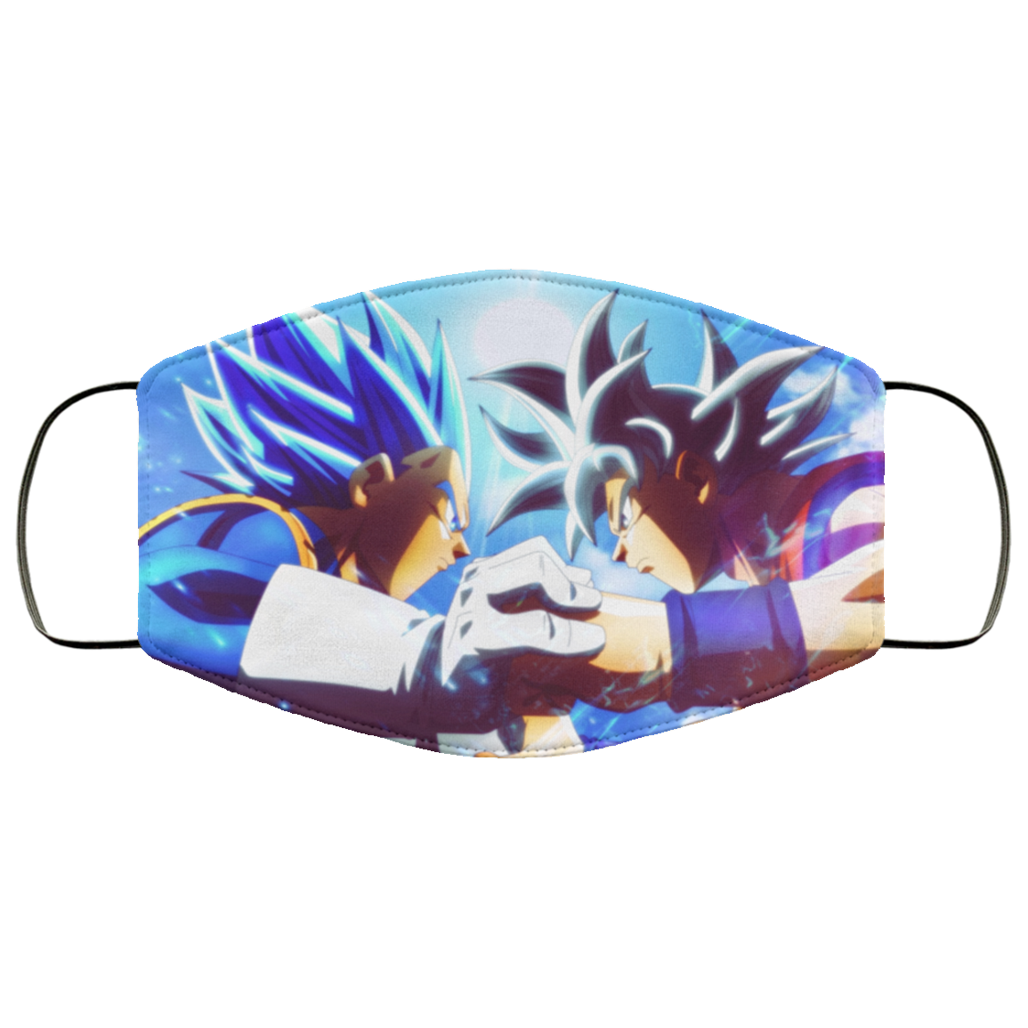 Goku Vegeta Face Mask Washable, Reusable - Rockatee
