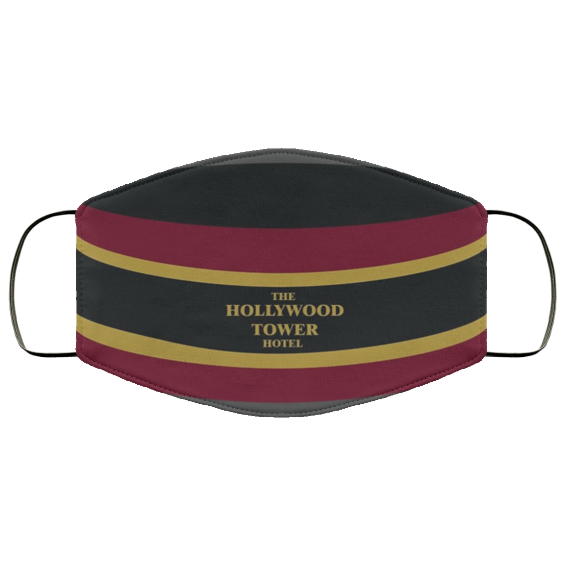 The Hollywood Tower Hotel face mask reusable, washable - Rockatee