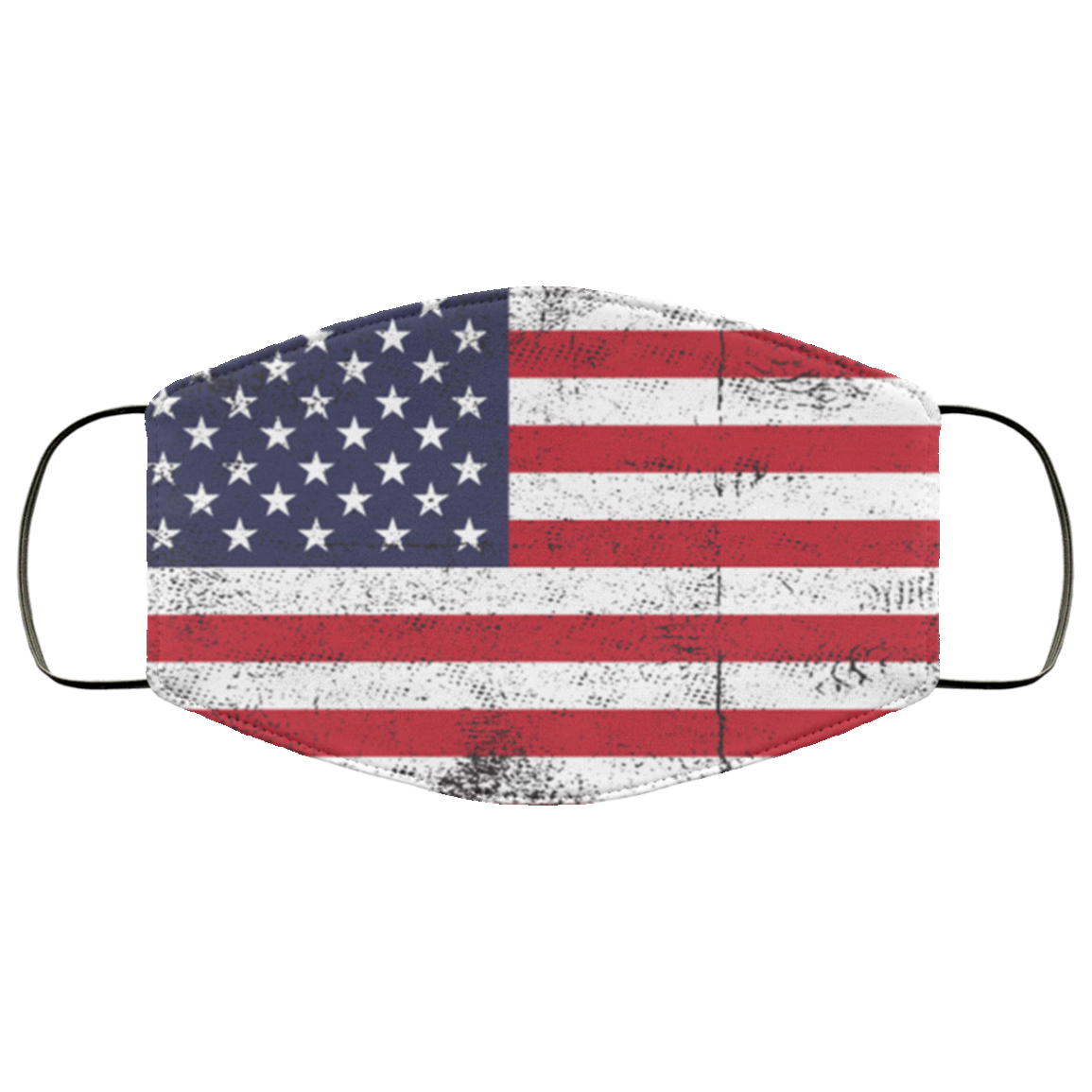 American Distressed flag face mask - Rockatee