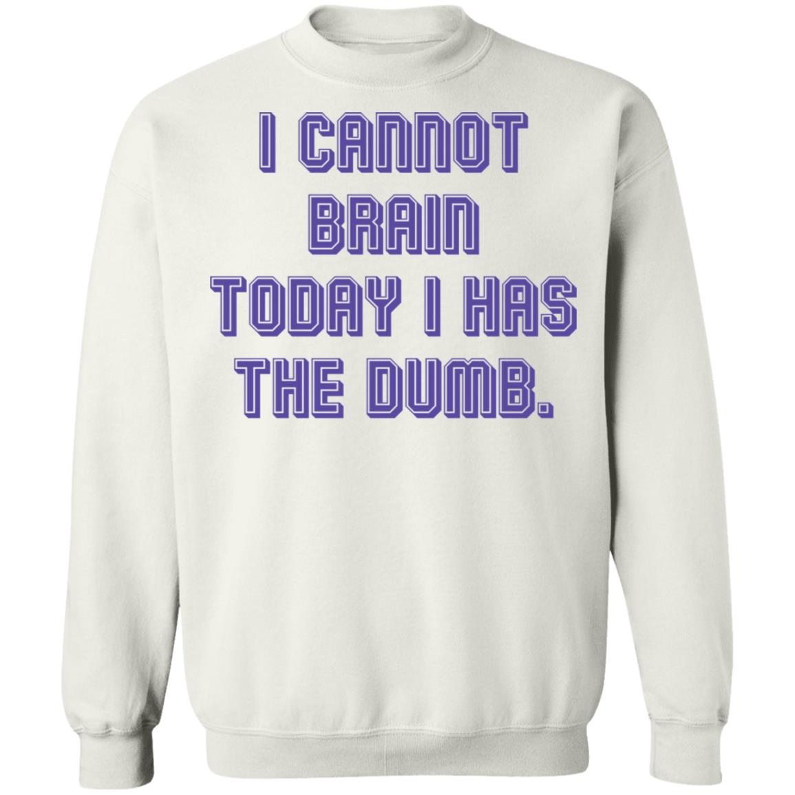 I cannot brain today i has the dumb shirt - Rockatee