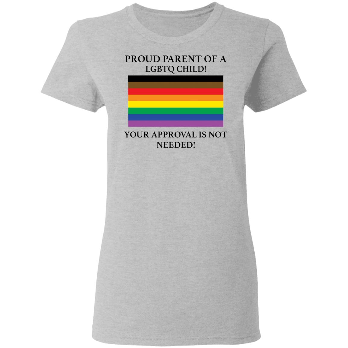 Proud parent of a LGBTQ child shirt - Rockatee