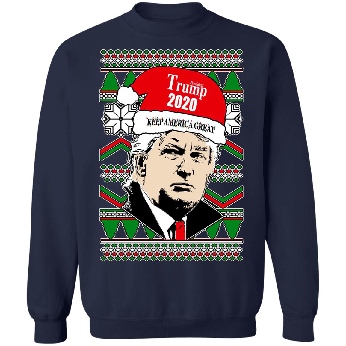 President Trump 2020 Keep America Great Christmas sweater