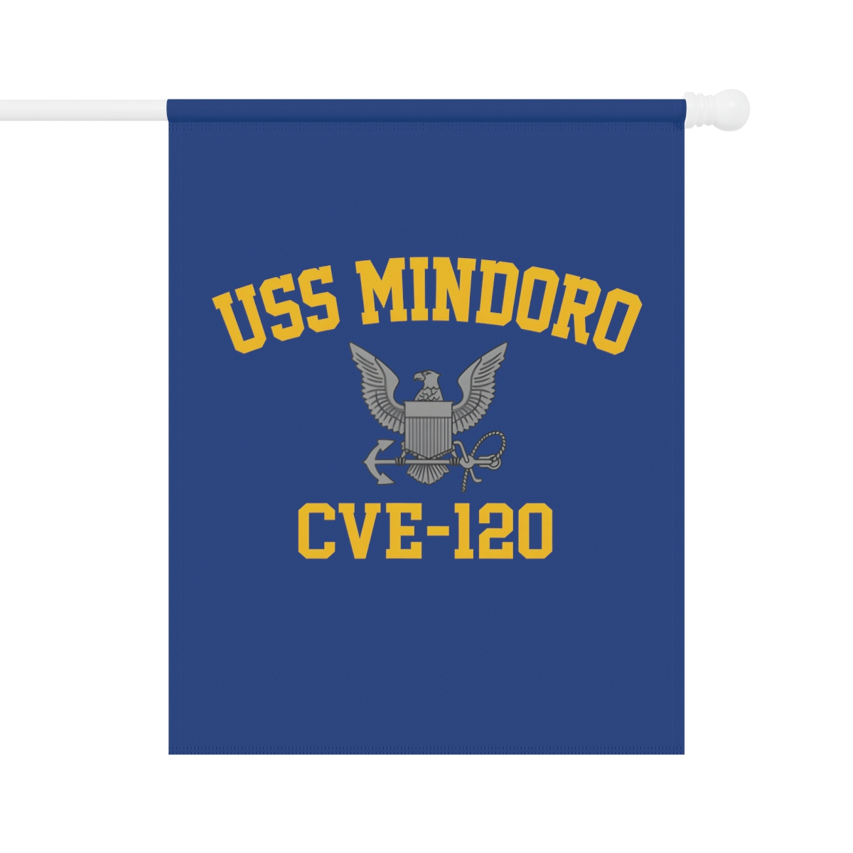 USS Mindoro Cve-120 Ww2 Escort Carrier Flag - Rockatee
