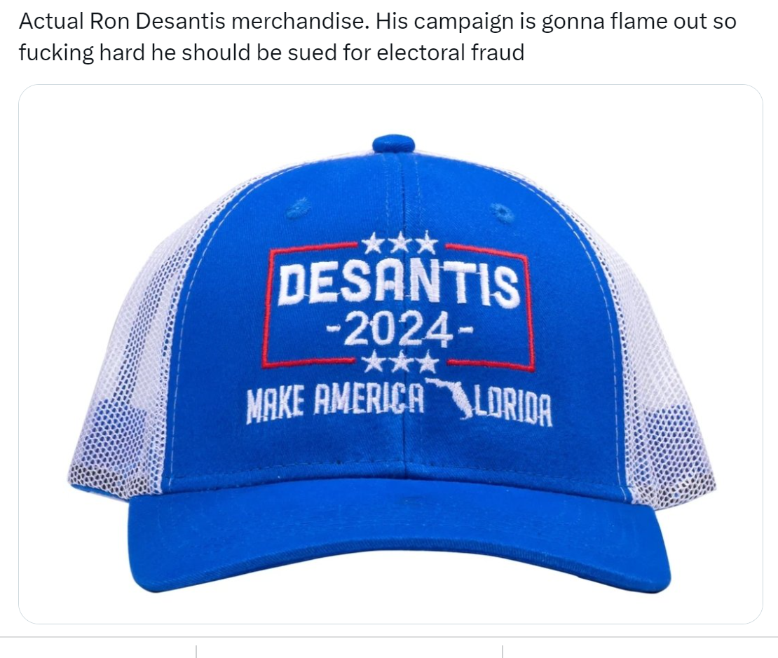 "Make America Florida": Unofficial DeSantis Merchandise Sparks Twitter ...