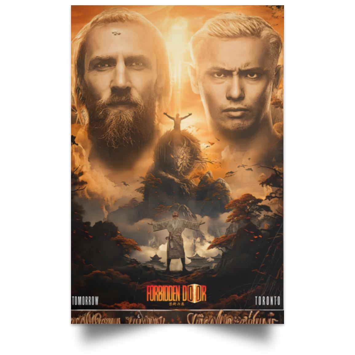 Bryan Danielson vs. Kazuchika Okada Poster - Rockatee