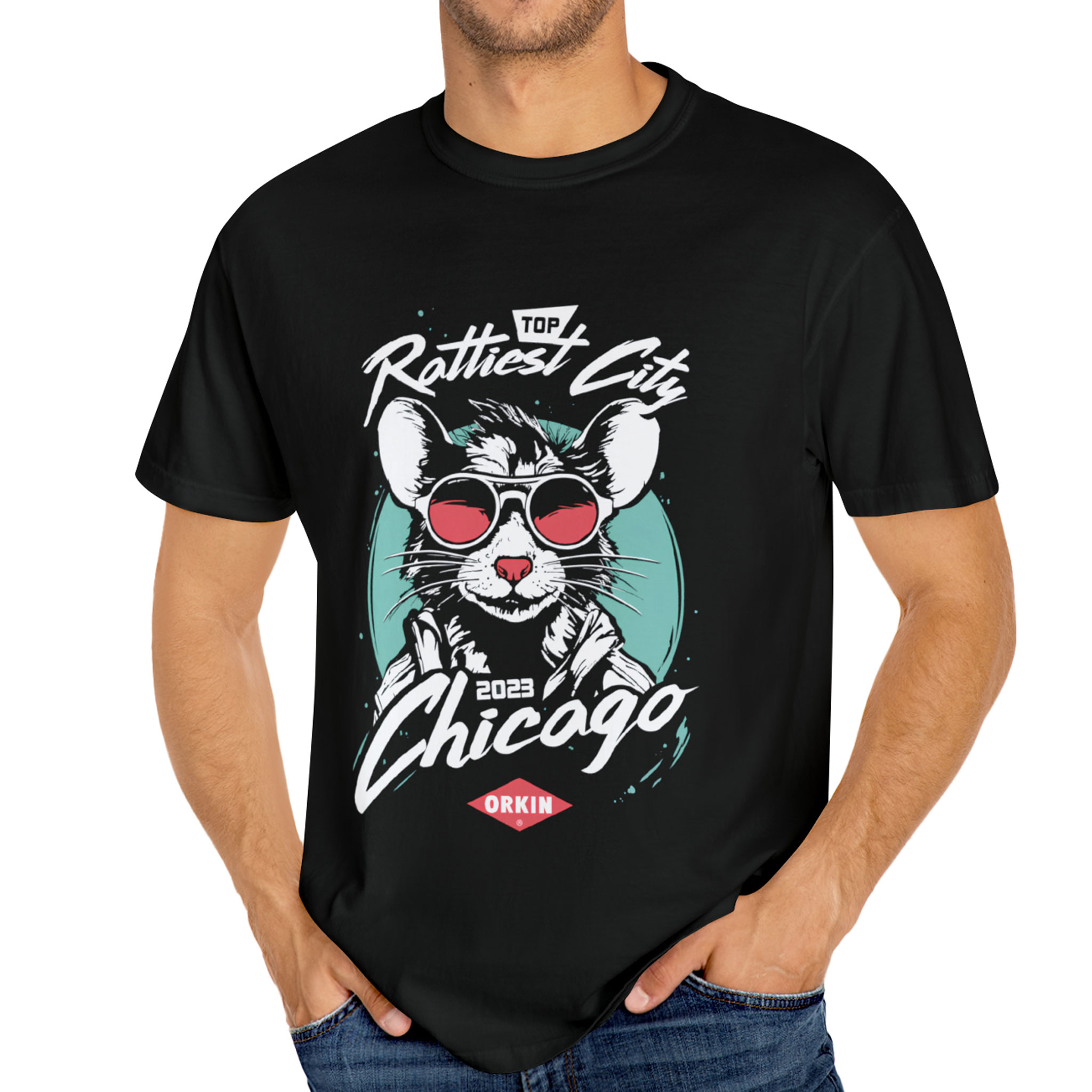 Chicago Top Rattiest City T-shirt - Rockatee